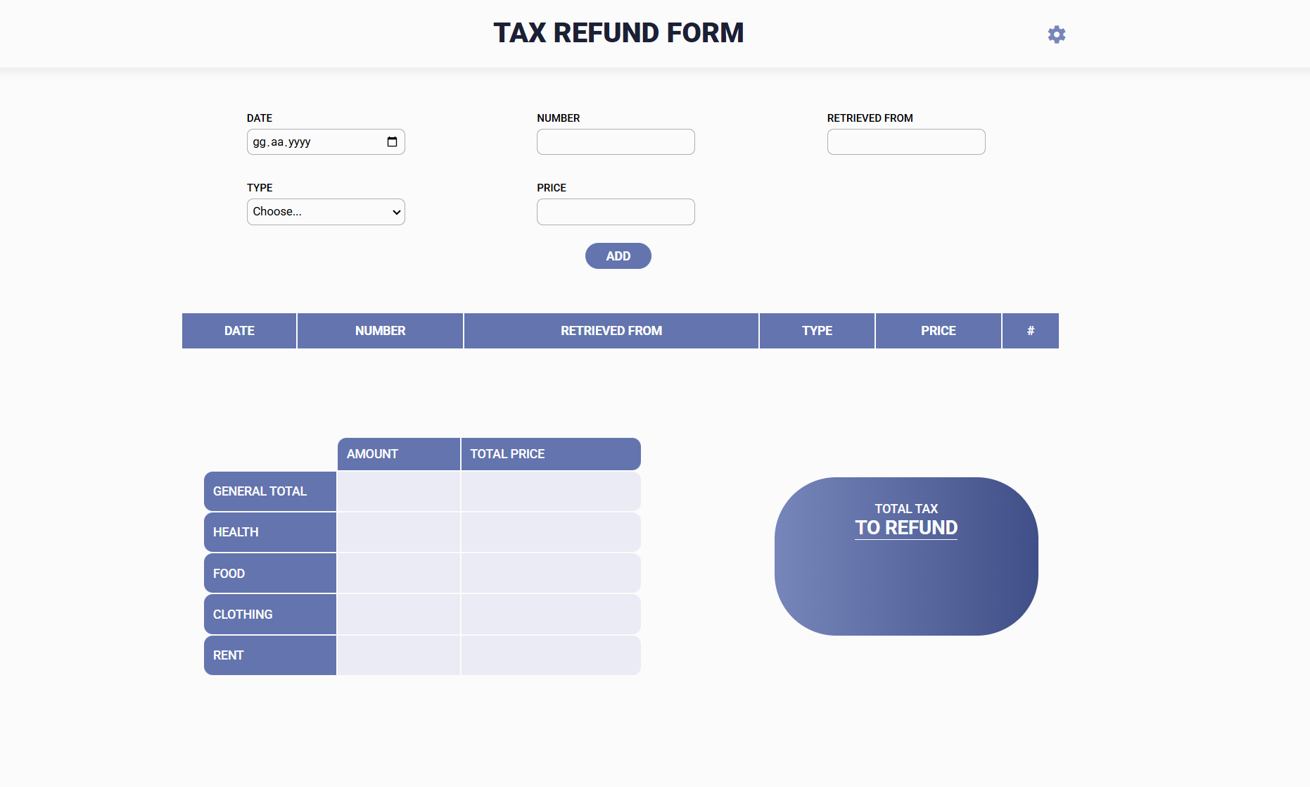 Tax Refund Document Tracker v2.0 - Remzi Aknar